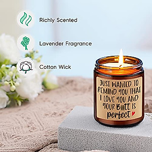 GSPY Scented Candles - Just Because Gifts, I Love You Gifts for Her, Him - Boyfriend Girlfriend Gifts, New Boyfriend Gifts, Girlfriend Gifts - Romantic Anniversary, Funny Birthday Gifts for Women, Men