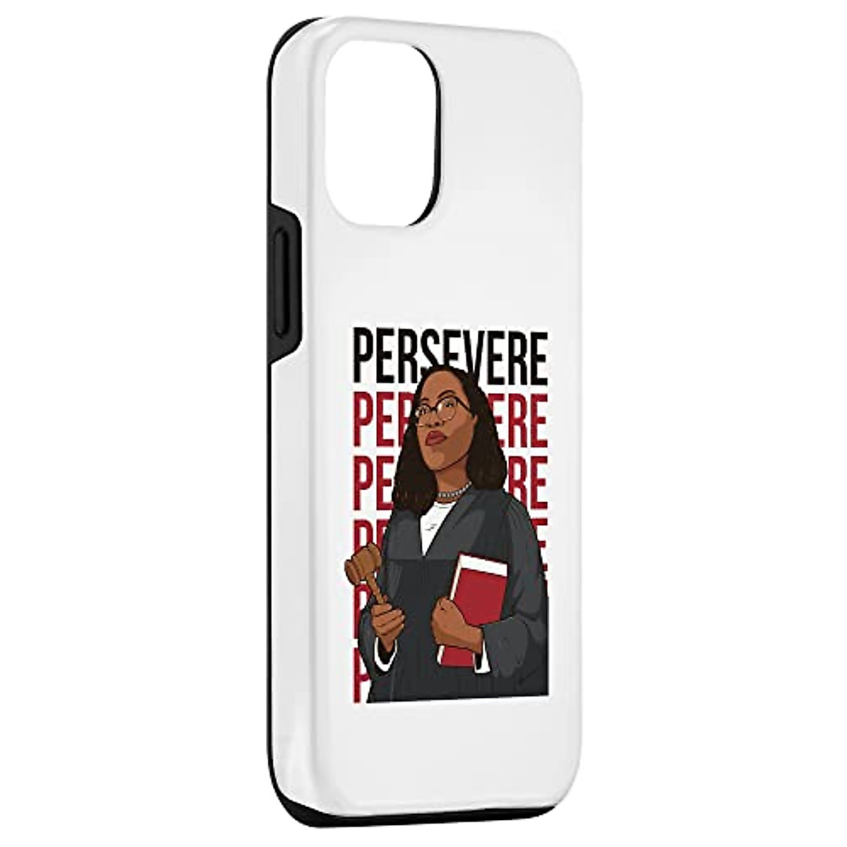 iPhone 12/12 Pro Persevere Ketanji Brown Jackson Liberal Feminist Costume KBJ Case