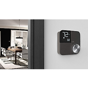 Kono KN-S-AMZ-004 Wifi Enabled Smart Thermostat, Works with Alexa and Apple Home Kit, Geofencing Capable, Black