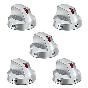 Upgrade DG94-03500U DG94-03500A/Z Samsung Knob for Samsung Gas Stove Knobs, Oven Knob Replacement Models NX60T8111SS NX60T8311SS NX60T8711SS/AA - 5 Pack