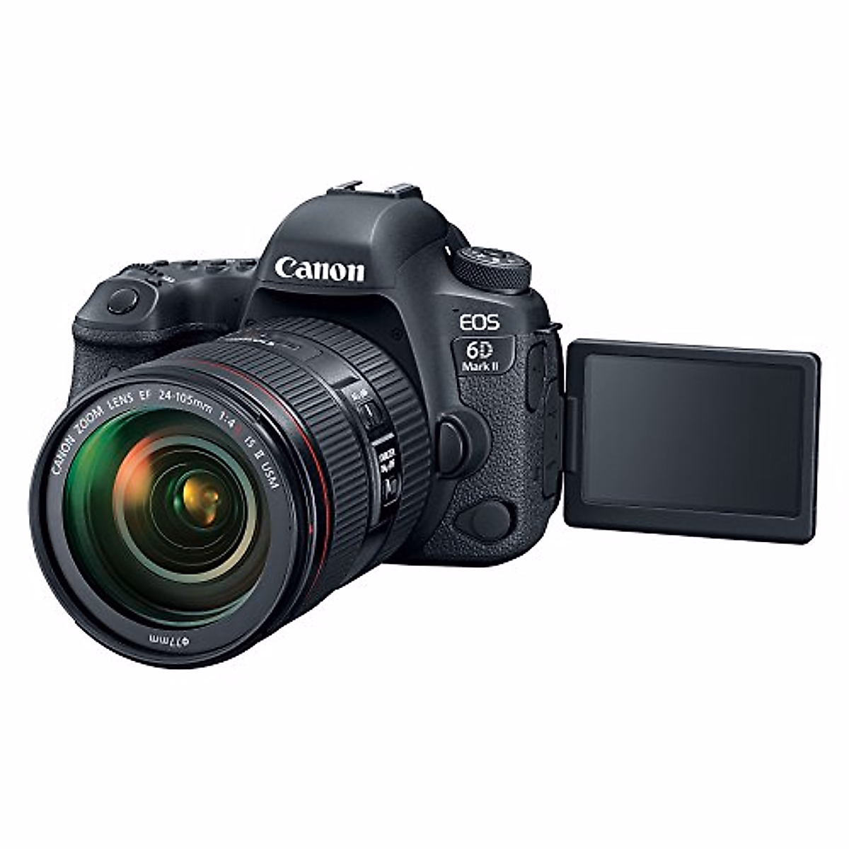 Canon EOS 6D Mark II DSLR Camera with EF 24-105mm USM Lens - WiFi Enabled (Renewed)