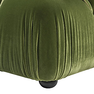 Jennifer Taylor Home Marcel 72.5" Bubble Modular Modern 2-Piece Loveseat Sofa, Olive Green