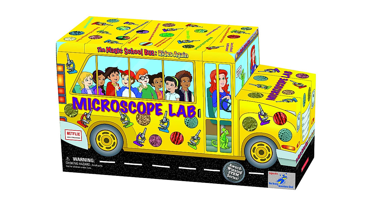The Magic School Bus Microscope Lab Kit for Kids - STEM Learning