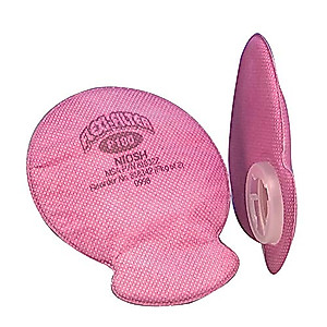MSA 818342 Advantage Respirator Flexi-Filter - P100, Quantity: 2 per pack, Air-Purifying Respirator Pad, Cartridges Accessory, Air-Purifying Respirator Attachment, Long-Lasting Respiratory Protection