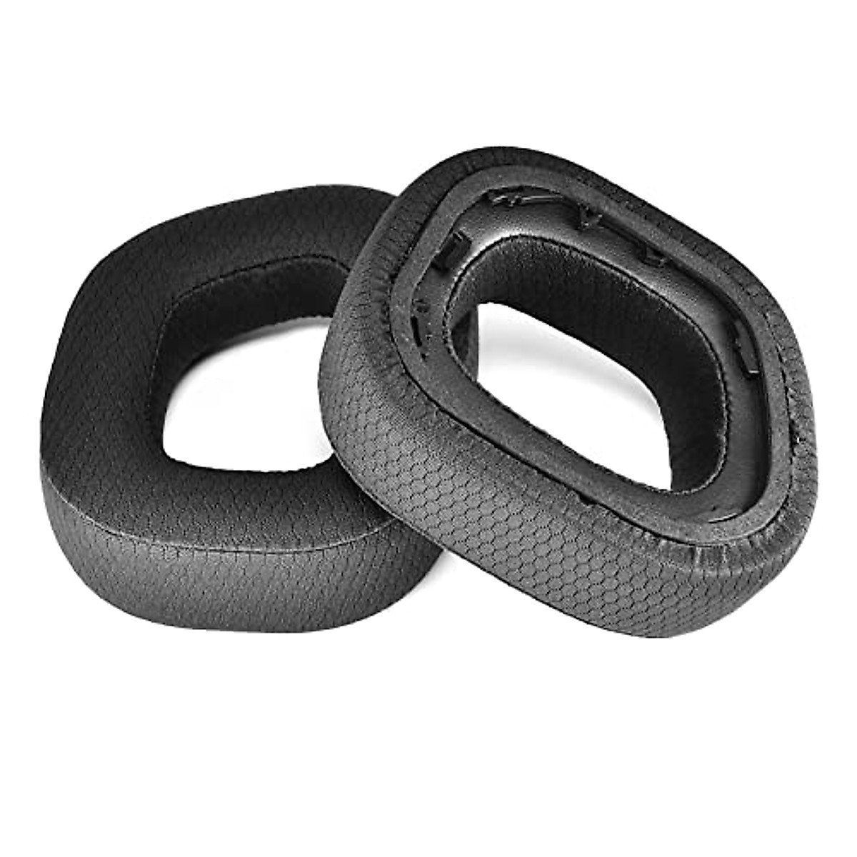 VEKEFF HS80 Earpads - Replacement Ear Cushion Pads Compatible with Corsair HS80 RGB Wireless Headphone (Fabric Mesh Gray)