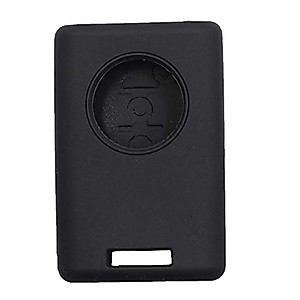 Btopars 2pcs 5 Button Smart Remote Key Fob Rubber Case Cover Protector Compatible with Cadillac ATS CTS DTS STS XTS ATS SRX Escalade Black Pink