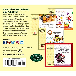 The 2021 Old Farmer's Almanac Everday Calendar