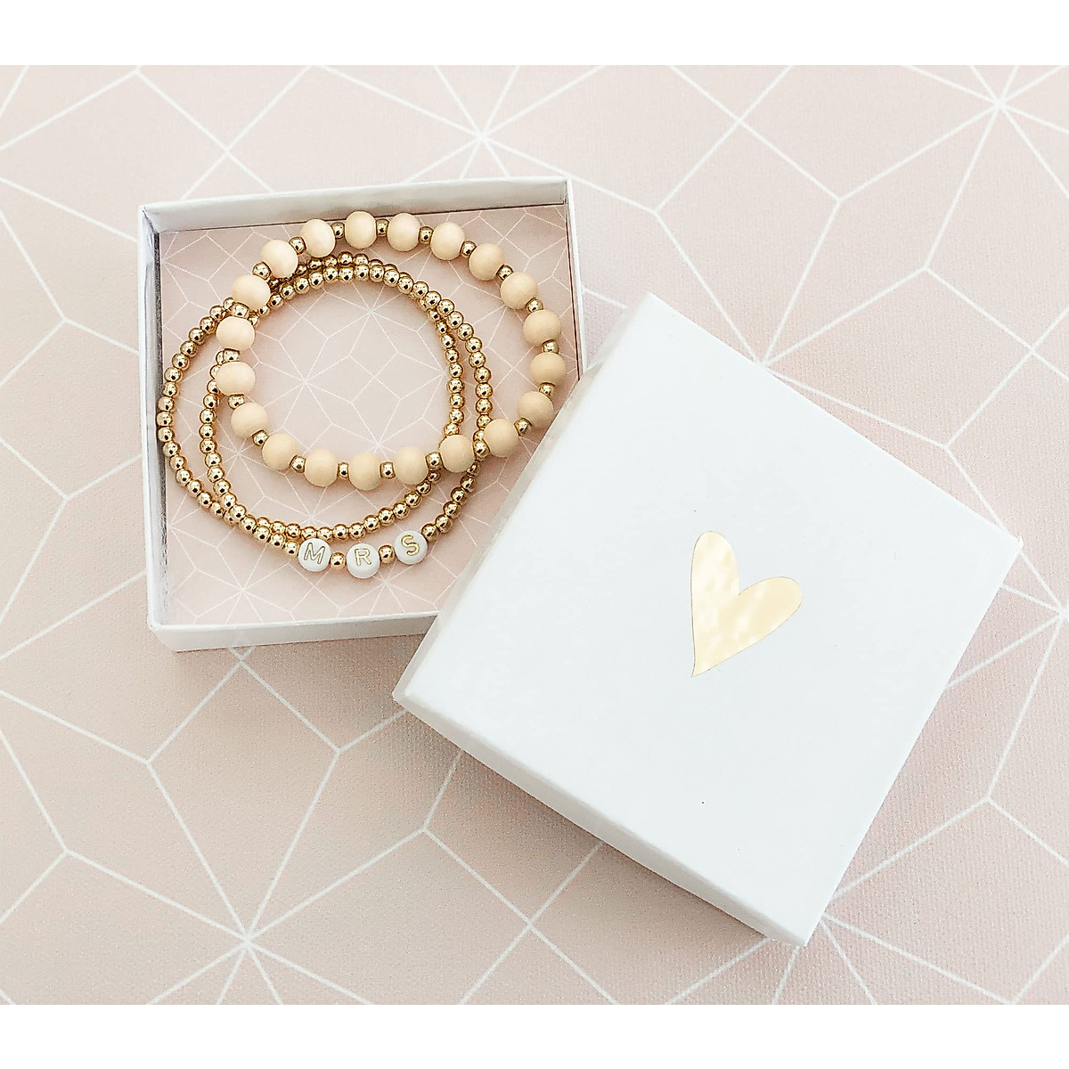 Mrs Beaded Bracelet Gift Jewelry for Bride Future Mrs Gifts Bride to Be Bracelet