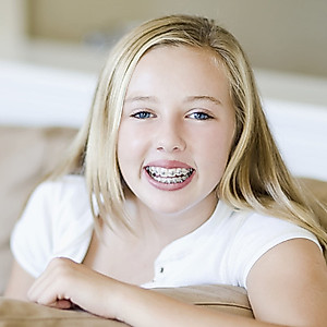 Sihuuu 100 PCS Orthodontic Elastic Rubber Bands, 1/4 Inch Free Elastic Placer, Orthodontic Elastics Small Rubber bands for Braces, Hair Braids, Dreadlocks, Fix Tooth Gap