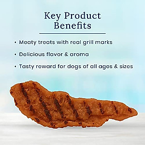 Blue Buffalo True Chews Premium Grillers Natural Dog Treats, Steak 30 oz bag