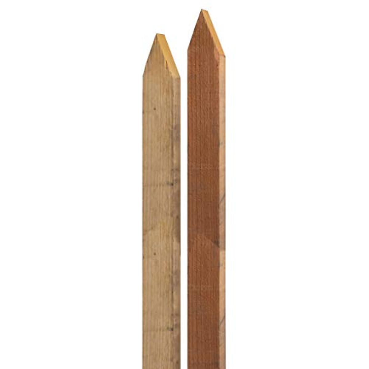Bond Manufacturing Co 94006 4ft x 3/4in Packaged Hardwood Stakes, 0.75" x 0.75" x 4', Natural