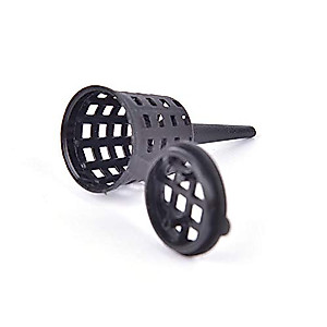 OBANGONG 100PCS Fertilizer Mesh Baskets Garden Nursery Pots Portable Aquarium with Lid Planting Nutrition Cups for Succulent,Orchid,Bonsai