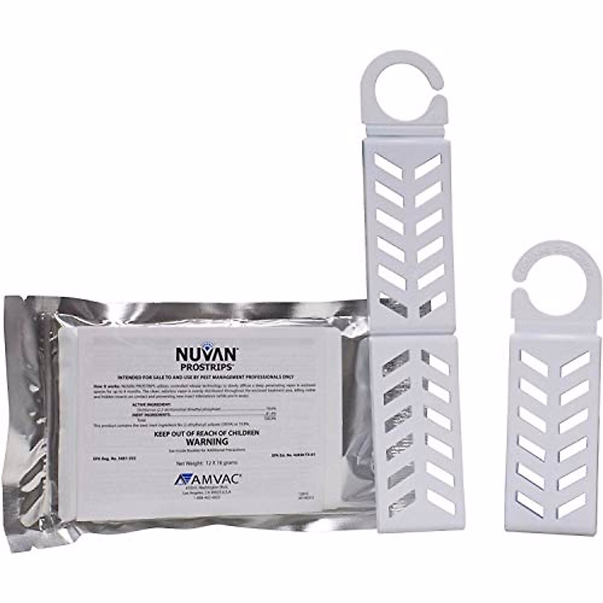 Nuvan ProStrips (Pack of 12 Strips with 12 Cages) & MGK 1977 Crossfire Insecticide Aerosol, 17oz, Cream