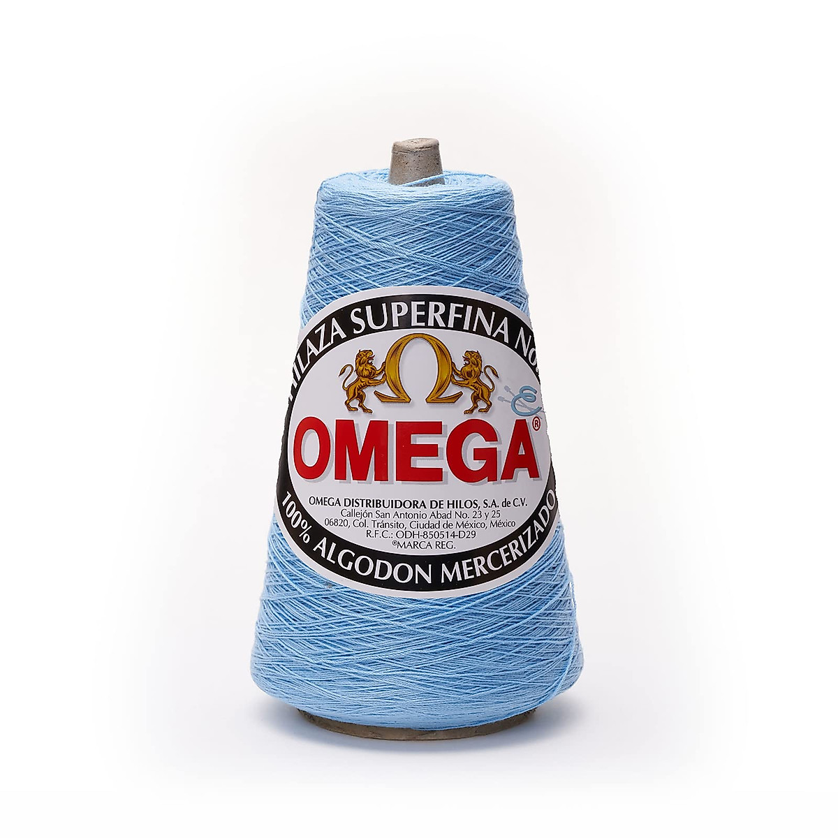 SUPERFINA NO.10 [240grs] - Omega | 100% Mercerized Cotton Yarn Ideal for Fine Crochet - Color: 27 - Blue 485