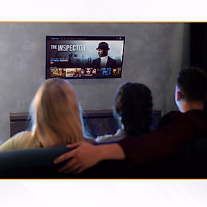 Ultra Slim Tilt TV Wall Mount Bracket for TCL - 55" Class 5-Series 4K UHD QLED Dolby Vision HDR Smart Roku TV - 55S555 - Low Profile 1.7" from Wall, 12° Tilt Angle, Easy Install