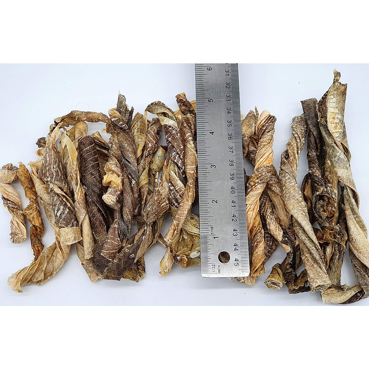 TickledPet Icelandic Cod Fish Skin Twists, 5 oz - Natural Dog Chews, Long-Lasting, Grain-Free Treats - Dental Health Booster, Omega-3s, Human-Grade, All Life Stages