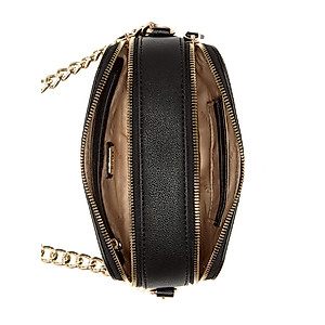 GUESS womens Noelle Crossbody Camera, Black, One Size US