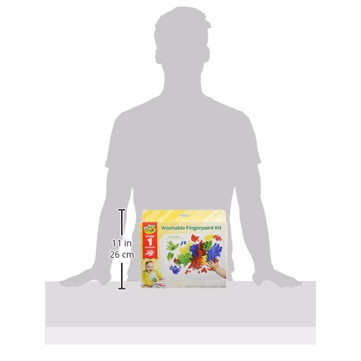 Crayola My First Finger Paint For Toddlers, Painting Paper, Kids Indoor Activities At Home, Gift