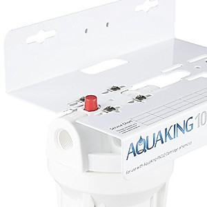 Aquaking 10 Single Cartridge Ice Machine Water Filtration System - 3 GPM - 25 Micron