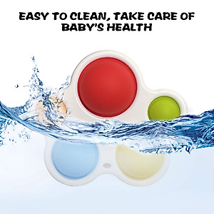 Fidget Pops Toy Gifts, Baby Toys Sensory Toy, Montessori Toys, Silicone Flipping Push Bubbles Fidget Pops it Educational Toy