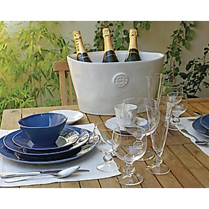 Costa Nova NOP251D Soup & Pasta Plate, Curry Plate, Approx. 10.2 inches (26 cm), Denim, Dishwasher Safe, Microwave Safe