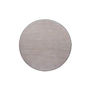 International Concepts 30" Round Top Pedestal Table-28.9" H, Washed Gray Taupe