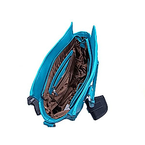 Goson Concealed Carry Tote Bag - Large and Fashionable CCW Purses for Women with Multiple Pockets, Crossbody Straps, YKK Locking Zippers in Faux Leather