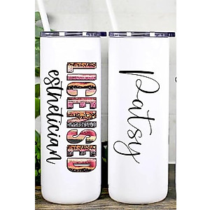 Licensed Esthetician Tumbler, Stainless Steel Vacuum Insulated Tumbler, Coffee Travel Cup, Gift for Esthetician (20 oz)