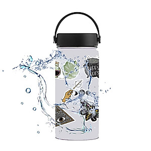 MKZ 200PCS Boho Witchy Apothecary Stickers Witch Sticker Tarot Goth Waterproof Toy Decals for Kid Girl Gift,(FE081FE082GT146GT147)