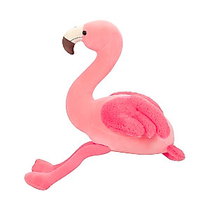 AIXINI 19inch Soft Plush Flamingo Stuffed Animal Toys, Pink Flamingo for Girls Gifts & Decor