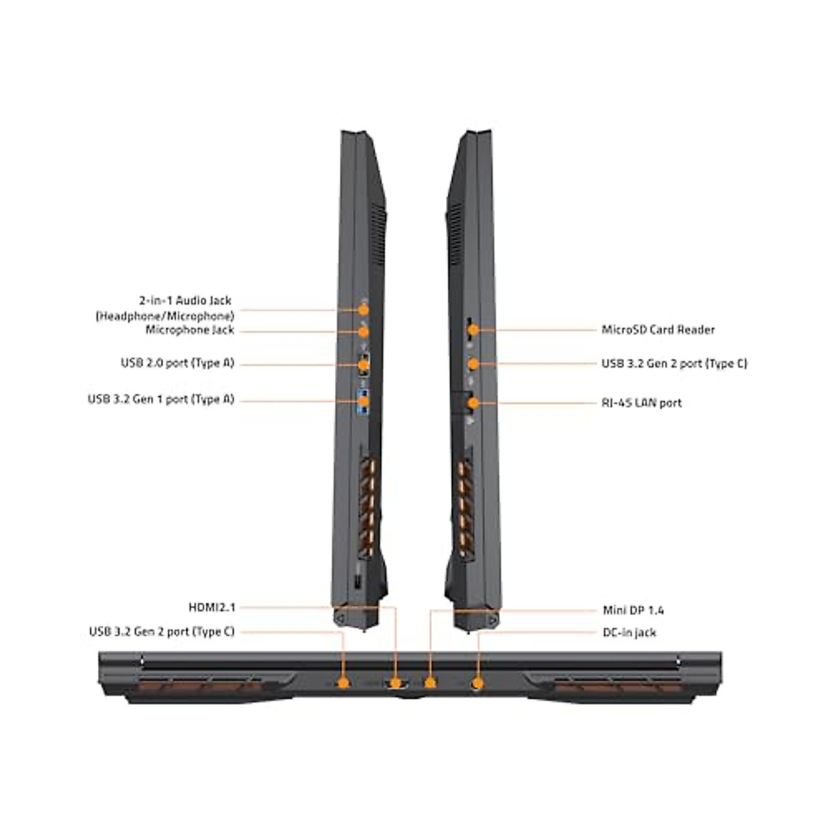 GIGABYTE G6 KF: 16" FHD 1920x1200 165Hz - NVIDIA GeForce RTX 4060 Laptop GPU - Intel Core i7-13620H - 16GB DDR5 RAM - 512GB SSD - Win11 Home - Gaming Laptop (G6 KF-H3US853SH), Black