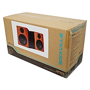 Rockville 5.25" 2-Way 250W Active/Powered USB Studio Monitor Speakers Pair (APM5C)