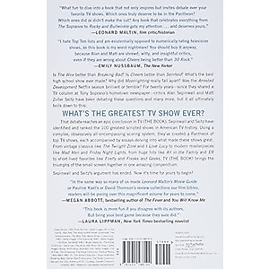 TV (The Book): Two Experts Pick the Greatest American Shows of All Time