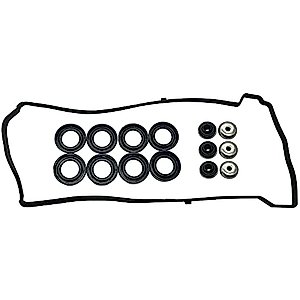 Valve Cover Gasket Set Replace VS50614R, 12341-R40-A00 Compatible with 2.0L 2.3L 2.4L 2002-2015 Honda Accord, Civic, CR-V, Element, Crosstour, CSX, ILX RDX, RSX, TSX