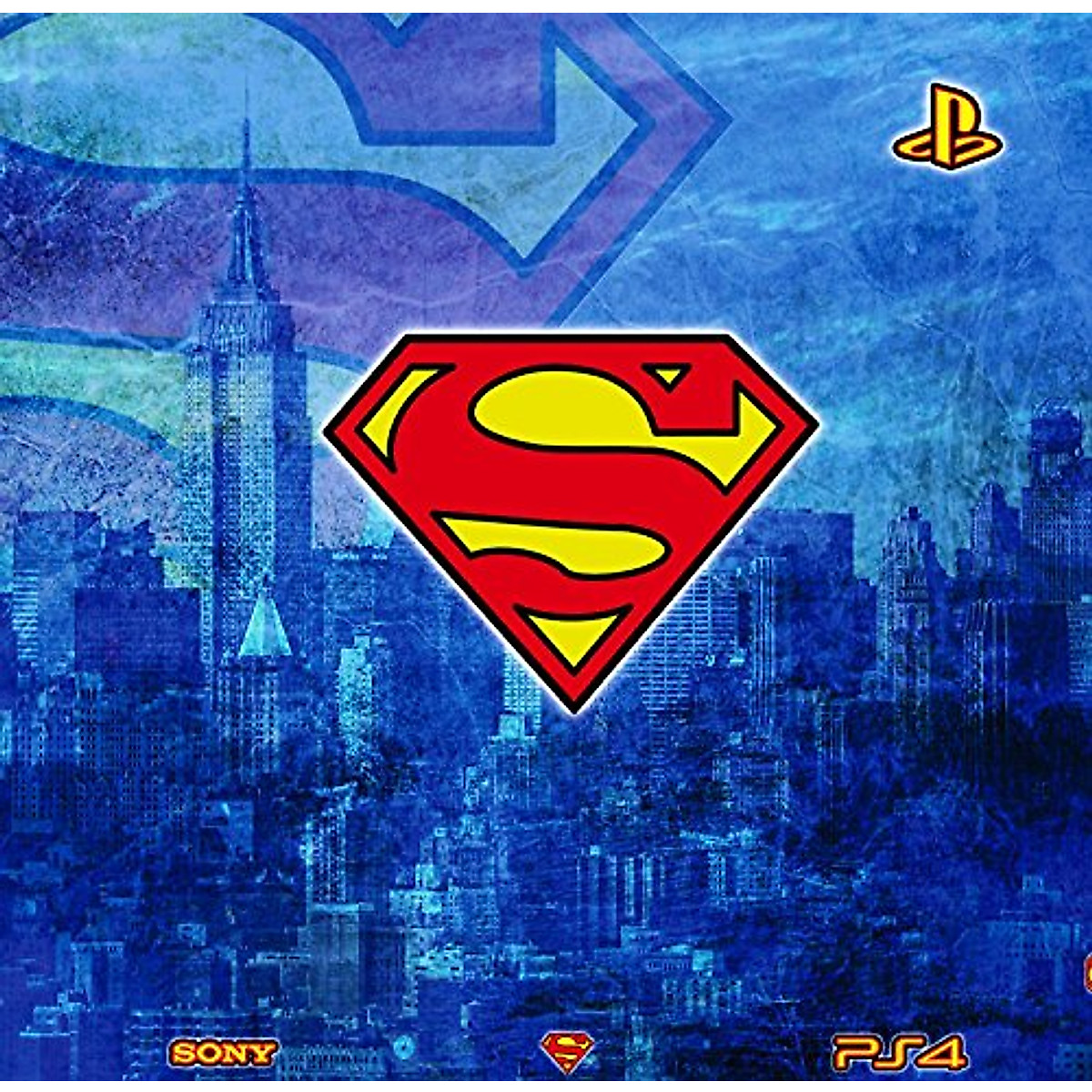 Skin Ps4 PRO - Superman - Limited Edition Decal Cover ADESIVA Playstation 4 Slim Sony Bundle