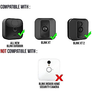 Wasserstein Solar Panel Compatible with Blink Outdoor & Blink XT2/XT - Additional 64GB USB Flash Drive Included (Blink Camera NOT Included)