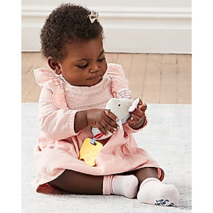 Skip Hop Bandana Buddies Baby Activity Chime & Teether Stroller Toy, Mouse