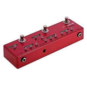 MOSKYAudio Multi Effects Pedal Buffer + Booster + Overdrive + Distortion + Chorus + Delay Effects 6 Effects Pedal In 1 Unit (DC5)