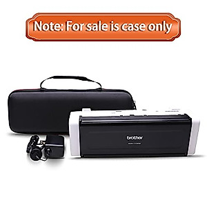 LTGEM EVA Hard Case for Brother ADS-1250W / ADS-1700W / ADS-1200 Wireless Document Scanner - Protective Carrying Storage Bag