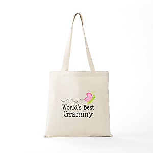 CafePress World's Best Grammy Tote Bag Canvas Tote Shopping Bag