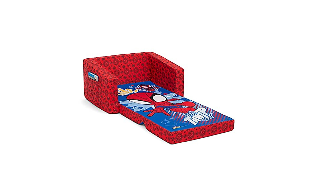Marvel Spidey Kids Flip-Out Chair & Lounger - 2-in-1 Fun