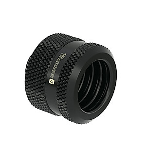 Barrow G1/4" to 16mm Hard Tubing Compression Fitting, Black, 4-pack