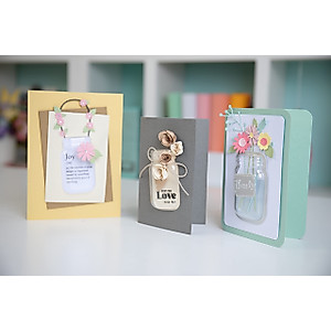 Sizzix Making Essential Shaker Domes, x 1 3/4", 6PK, 664857, Jar 3", 6/Pkg