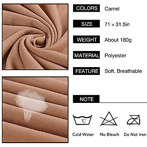 Kachanaa 4 Pieces Stretch Head Scarfs Headbands for Muslim Soft Breathable Head Wraps Turbans Long Hair Hijab Scarves for Women