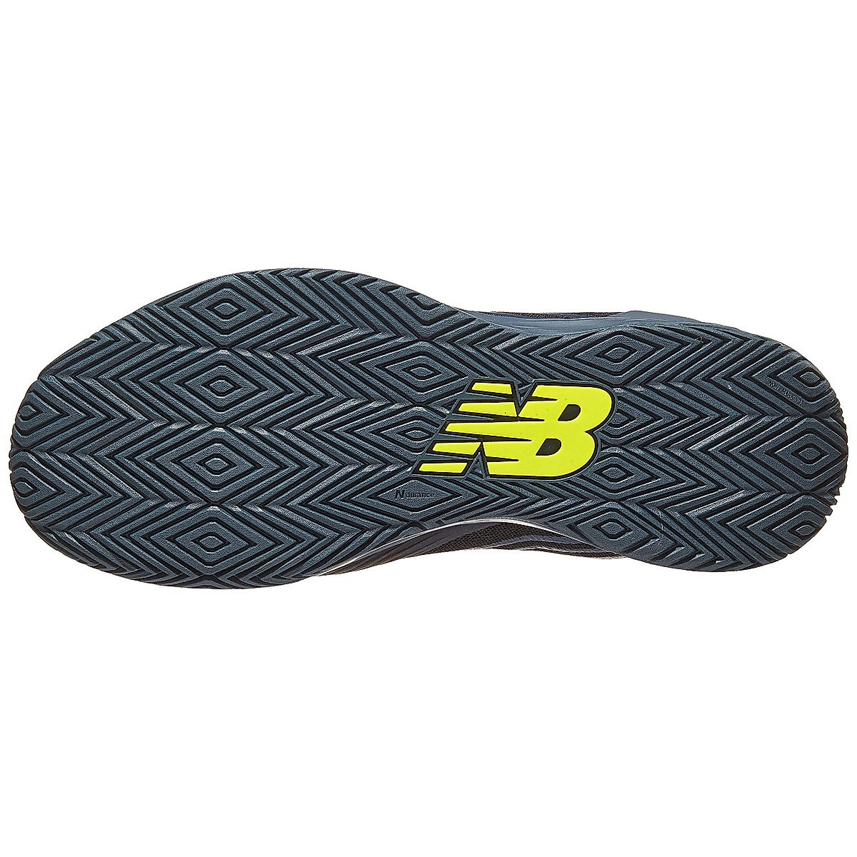 New Balance Men's Fresh Foam Lav V1 Hard Court Tennis Shoe, Black/Iodine Violet, 12