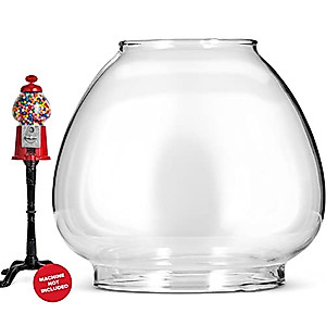 Gumball Machine Acrylic"SHATTERPROOF" Replacement Bowl Ball for 15inch Gumball Machines - Compatible with The Candery and Most Other 15inch Models