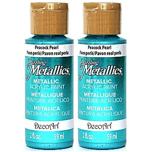 Dazzling Metallics Acrylic Paint 2oz-Peacock Pearl