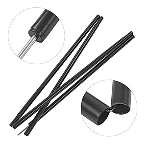 Adjustable Tarp Poles Set,Tent Poles, 2M Telescoping Aluminum Rods Portable Lightweight Replacement Tent Poles for Camping Awning Backpacking Hiking Hammock Rain Fly