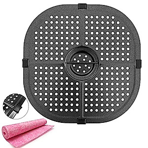 Air Fryer Grill Pan Replacement Parts for 5QT COSORI Air Fryers, 9.09IN Premium Square Air Fryer Grill Crisper Plate Tray Accessories Rack for Instant Air Fryer, Non-Stick, Dishwasher Safe