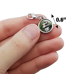 Graphics and More Personalized Zipper Pull Backpack Charm | Customize With Your Own Image